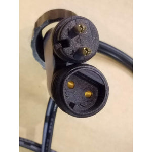 Extension Cable 6 foot with male-female connections notched fitting
