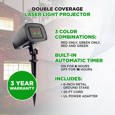 Outdoor Laser Light Projectors & Holiday Laser Projector Lights